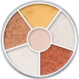 Kryolan 6 colour wheel Sparkle
